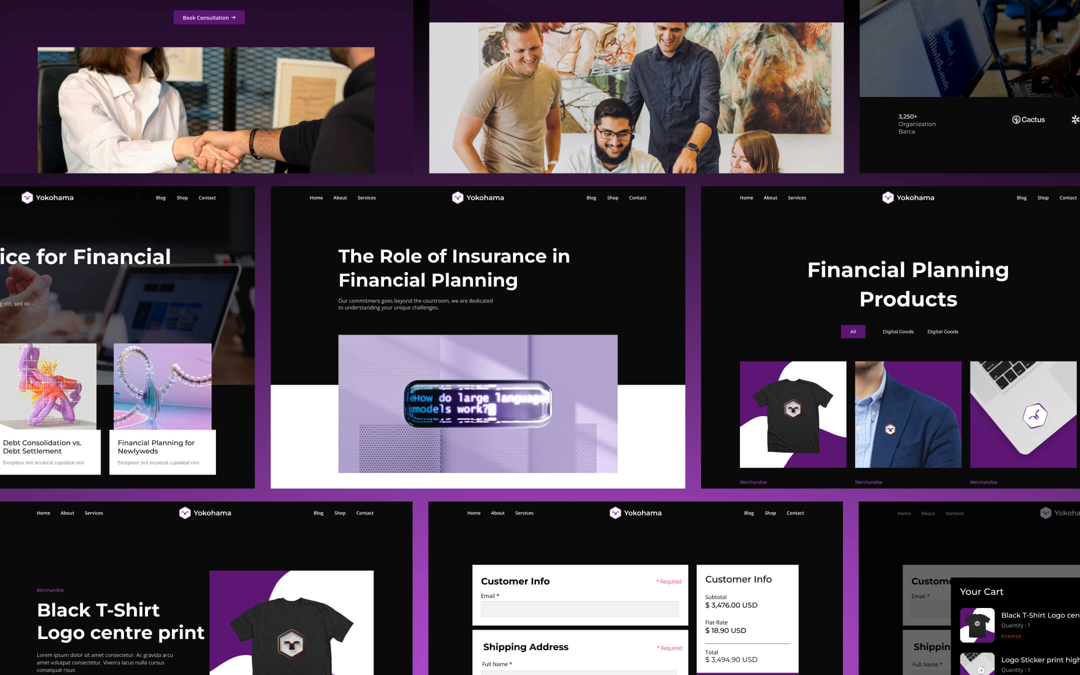 Yokohama - Agency Webflow Template | Wedoflow